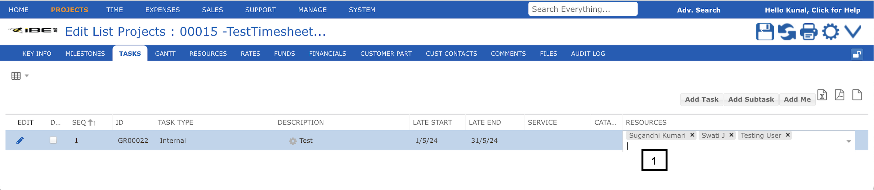 Inviting Resources to your Project